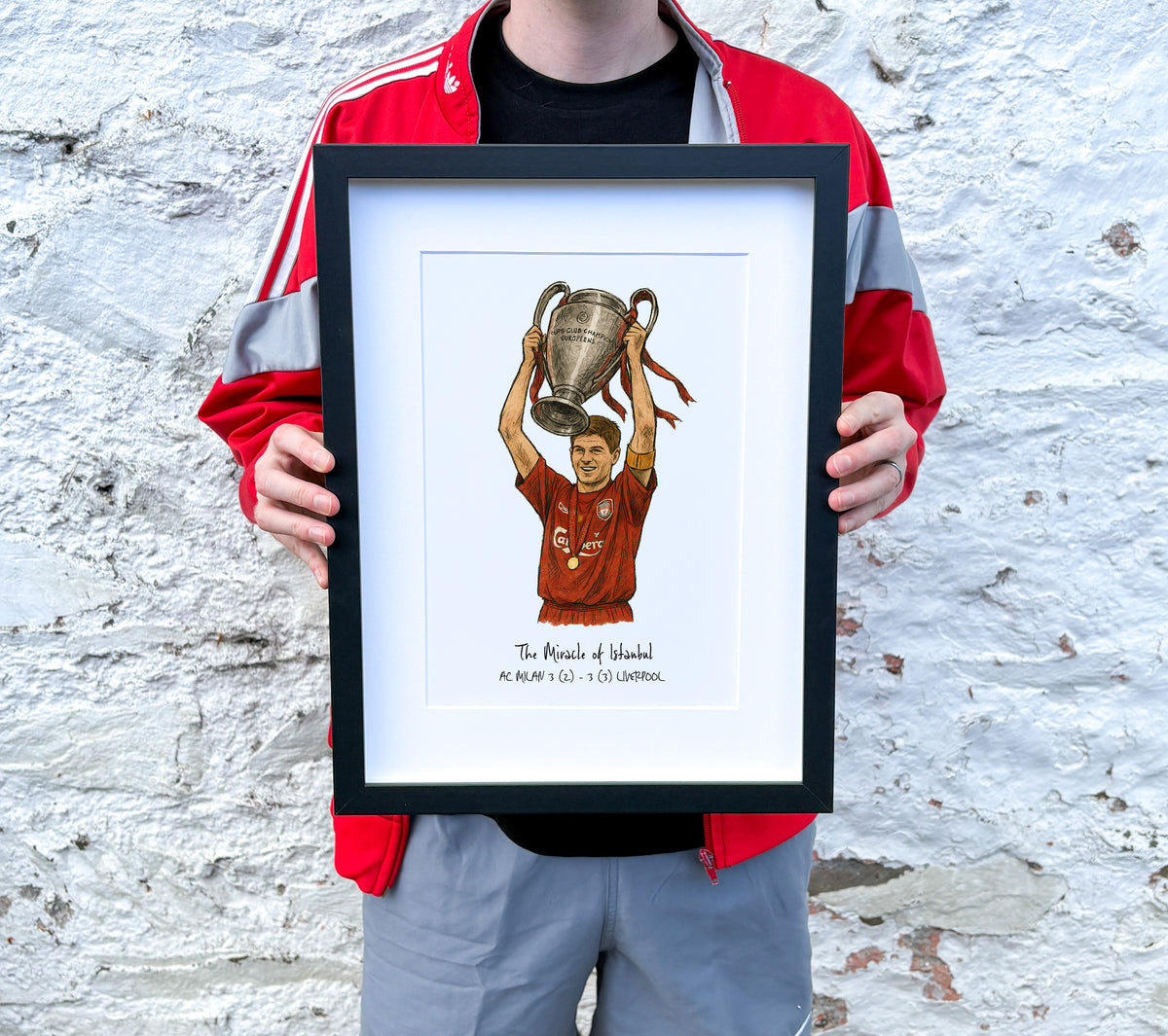 The Miracle of Istanbul Steven Gerrard Poster Print | Kop Clobber