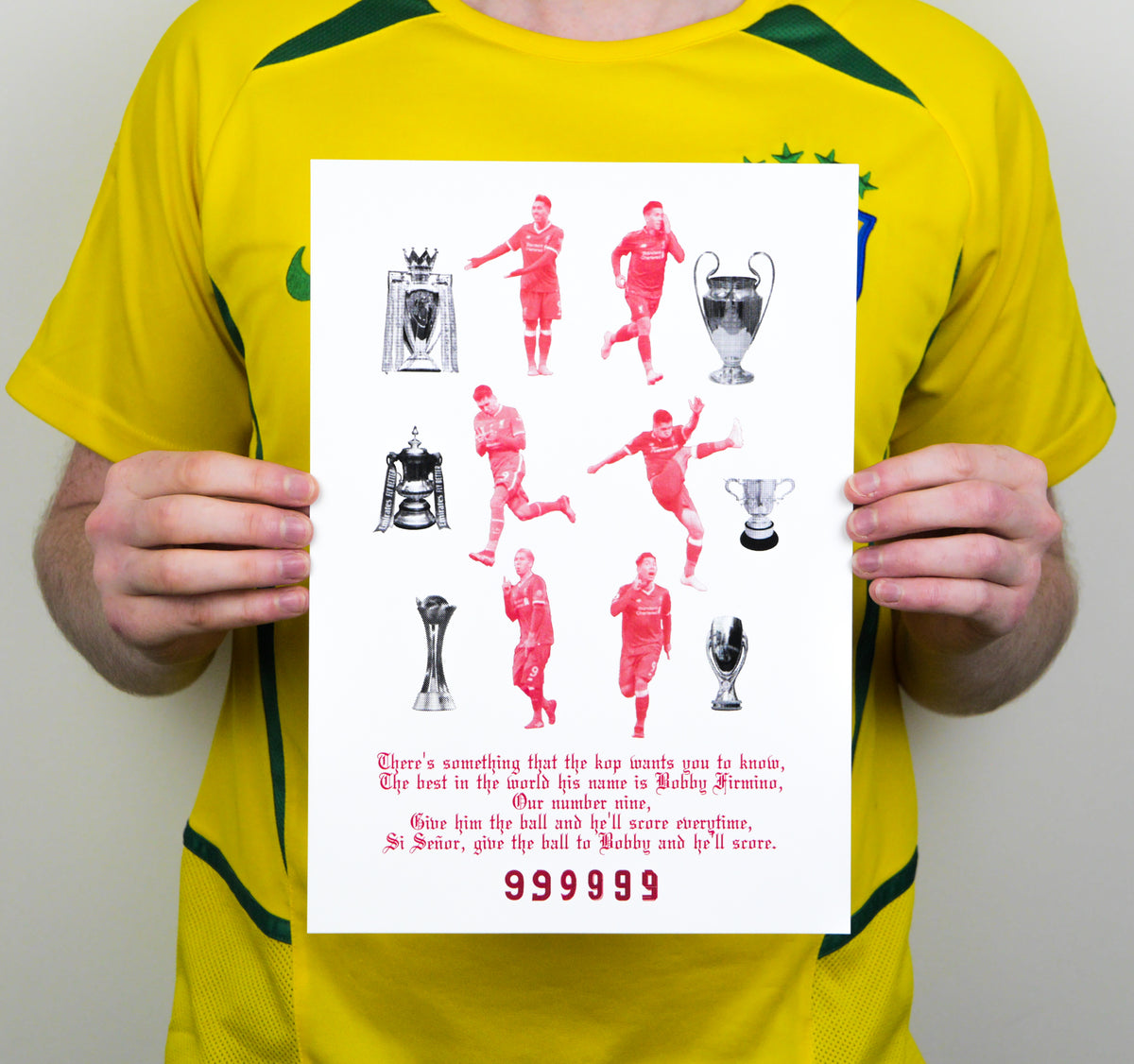 Roberto Firmino Liverpool Poster Print - Legacy | Kop Clobber