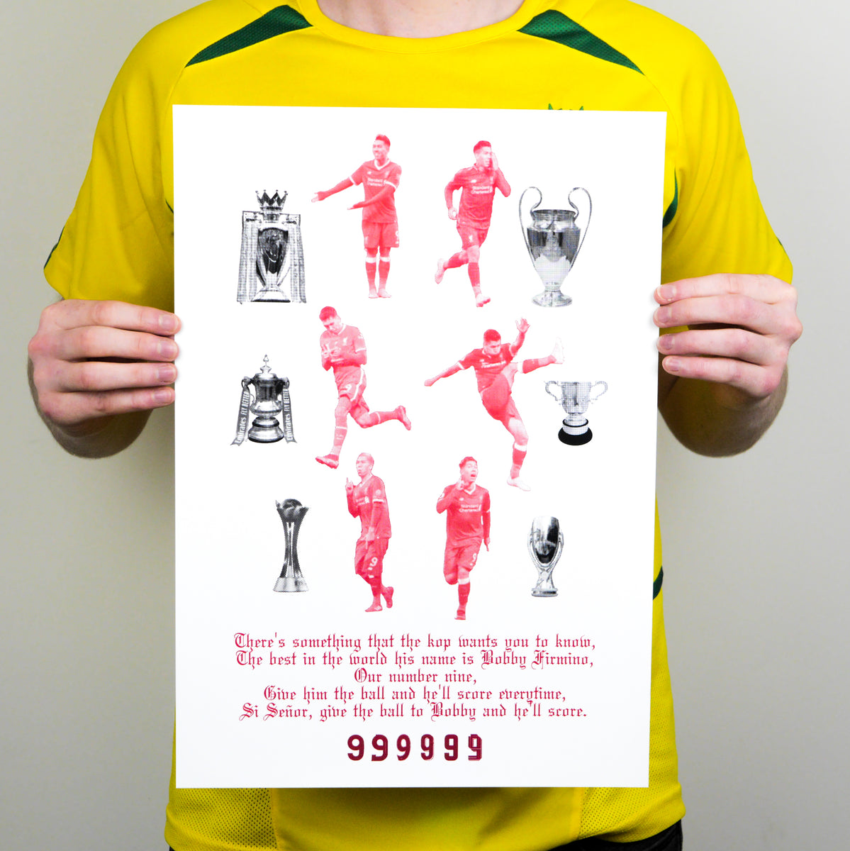 Roberto Firmino Liverpool Poster Print - Legacy | Kop Clobber