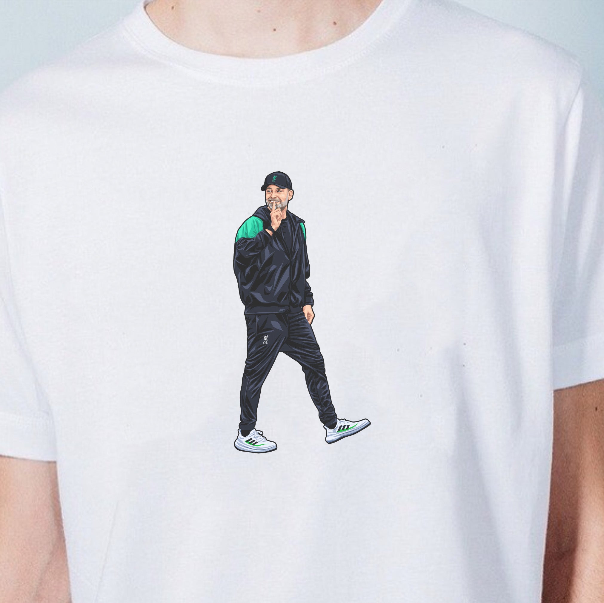 Jurgen Klopp Shush Liverpol T-Shirt | Kop Clobber