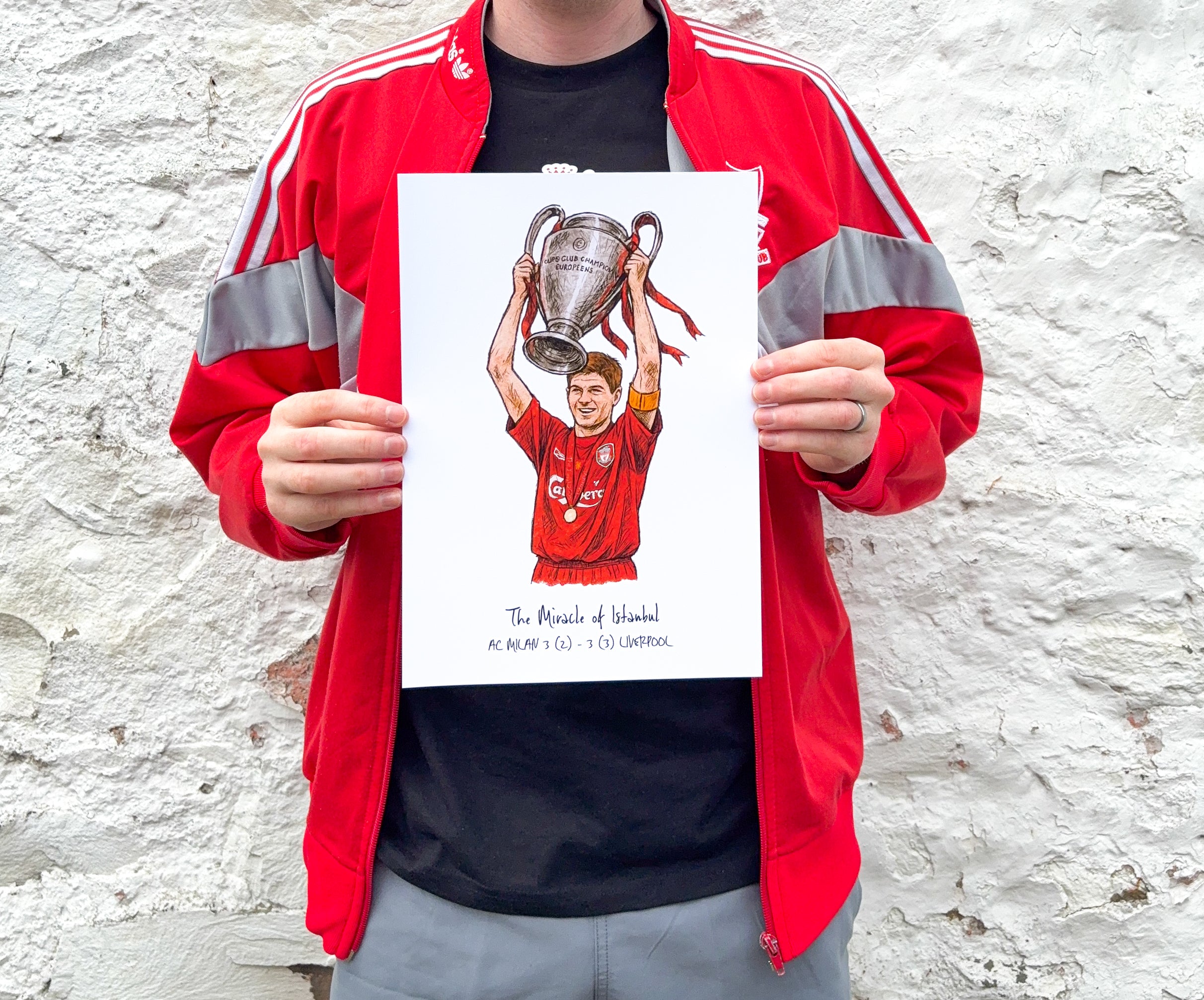 The Miracle of Istanbul Steven Gerrard Poster Print | Kop Clobber