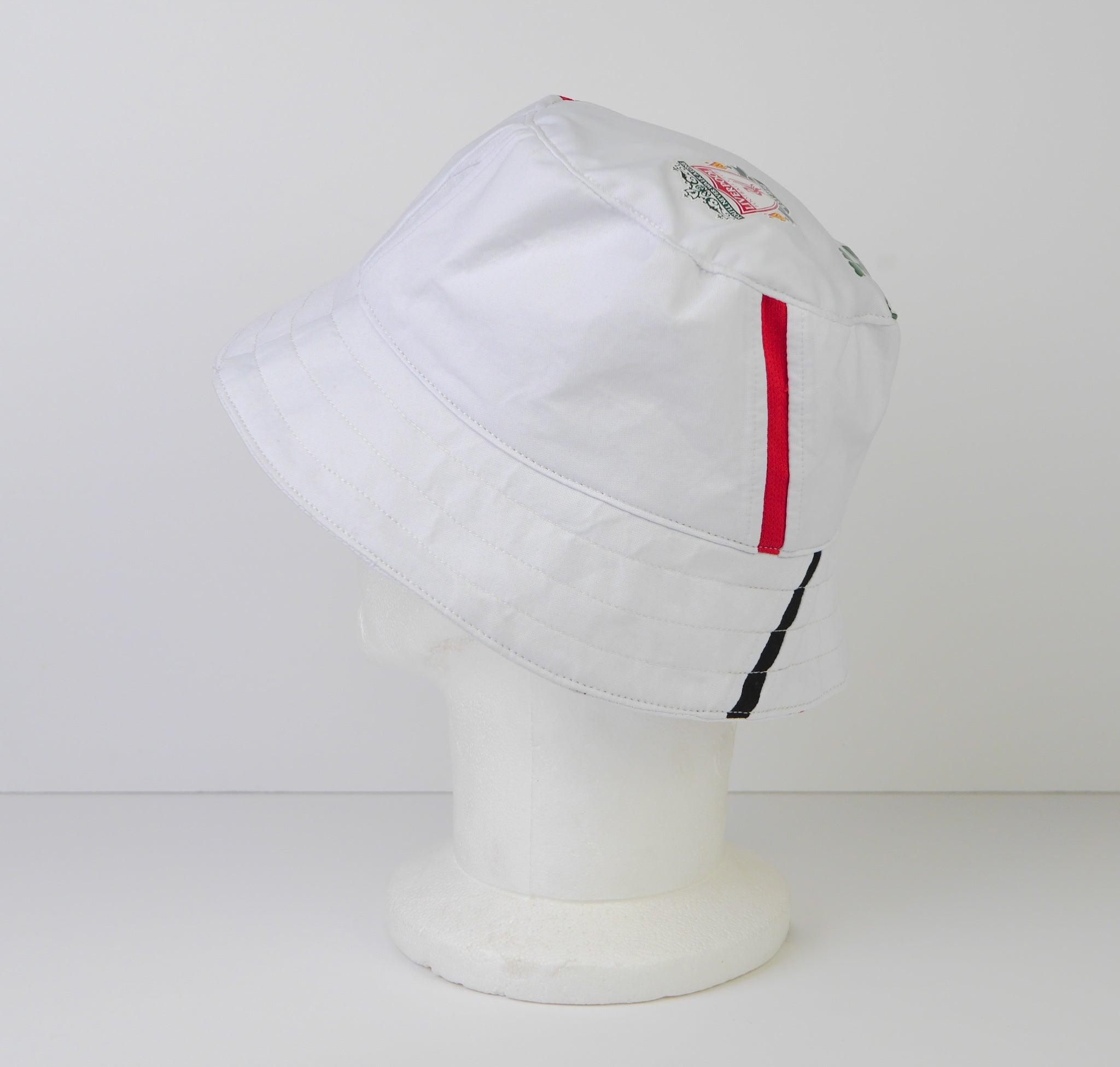 Liverpool Bucket Hat - 05/06 White Away Shirt | Kop Clobber