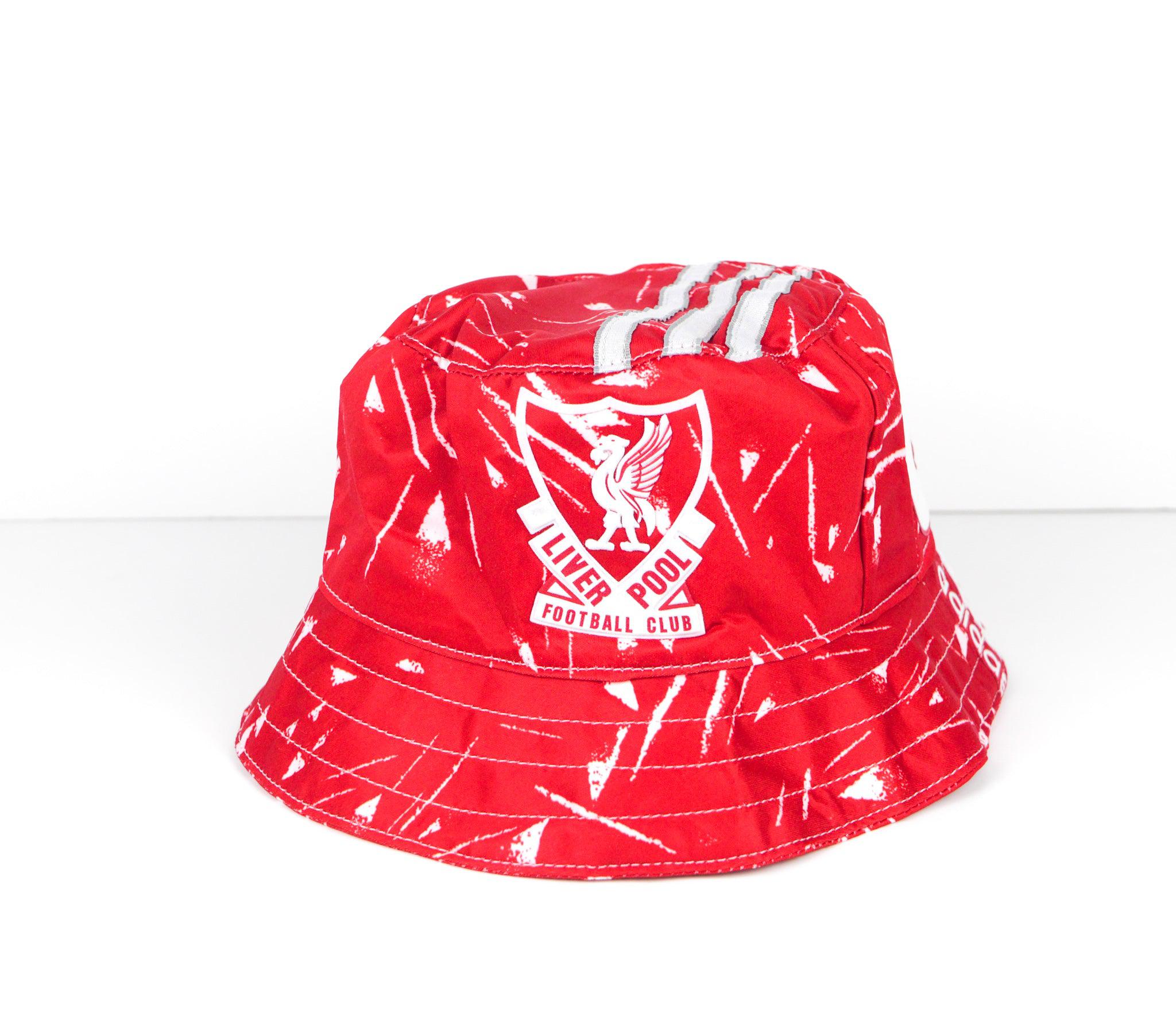 Liverpool Candy Red Bucket Hat Home Kit 1989 Retro | Kop Clobber