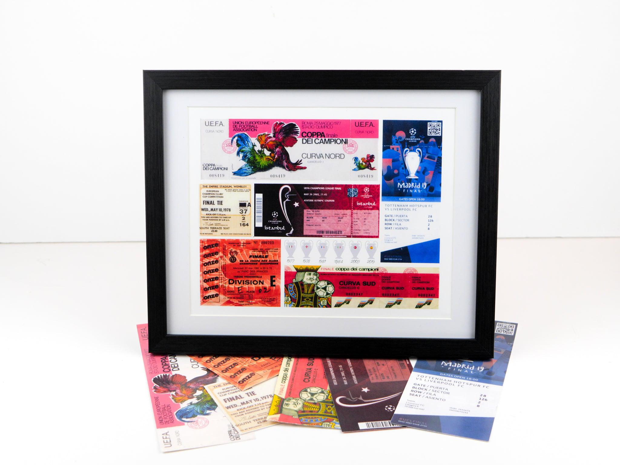 Liverpool Champions League Final Ticket Poster | Kop Clobber