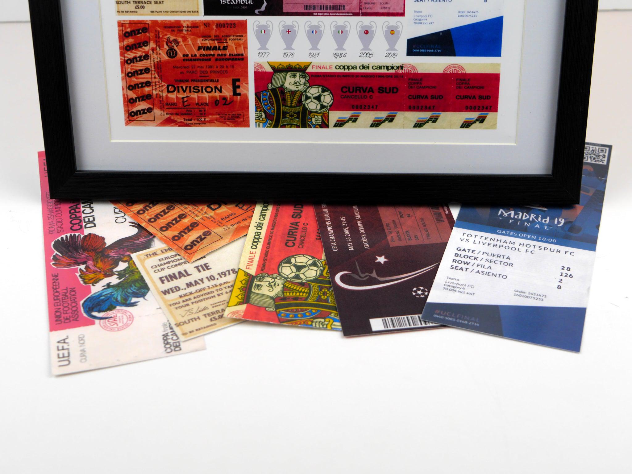 Liverpool Champions League Final Ticket Poster | Kop Clobber