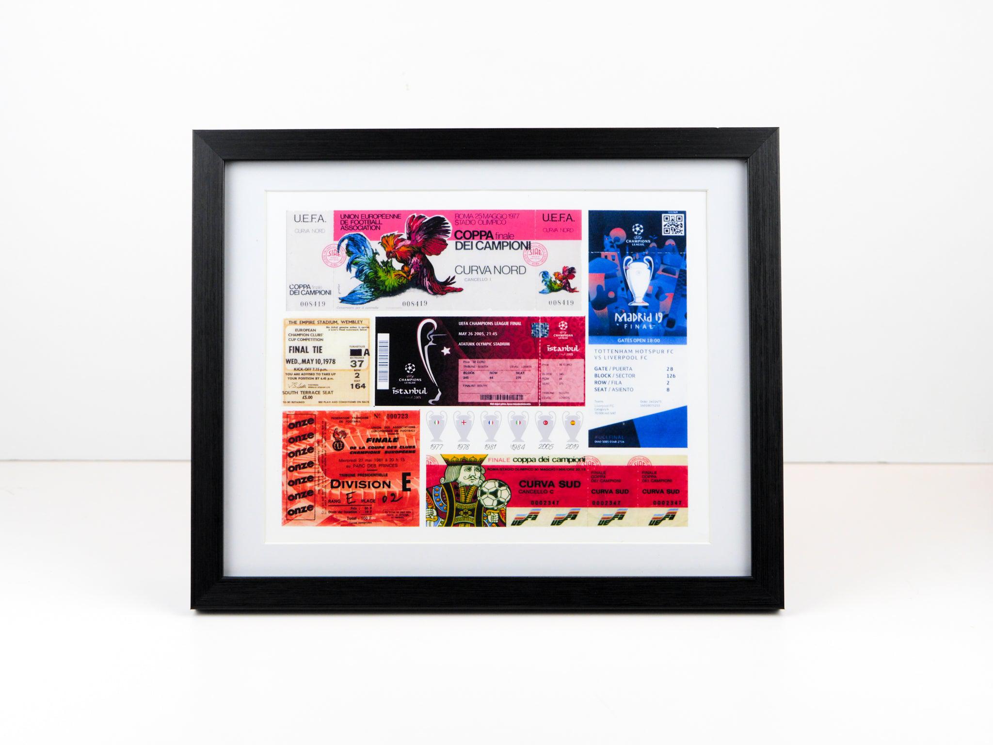 Liverpool Champions League Final Ticket Poster | Kop Clobber