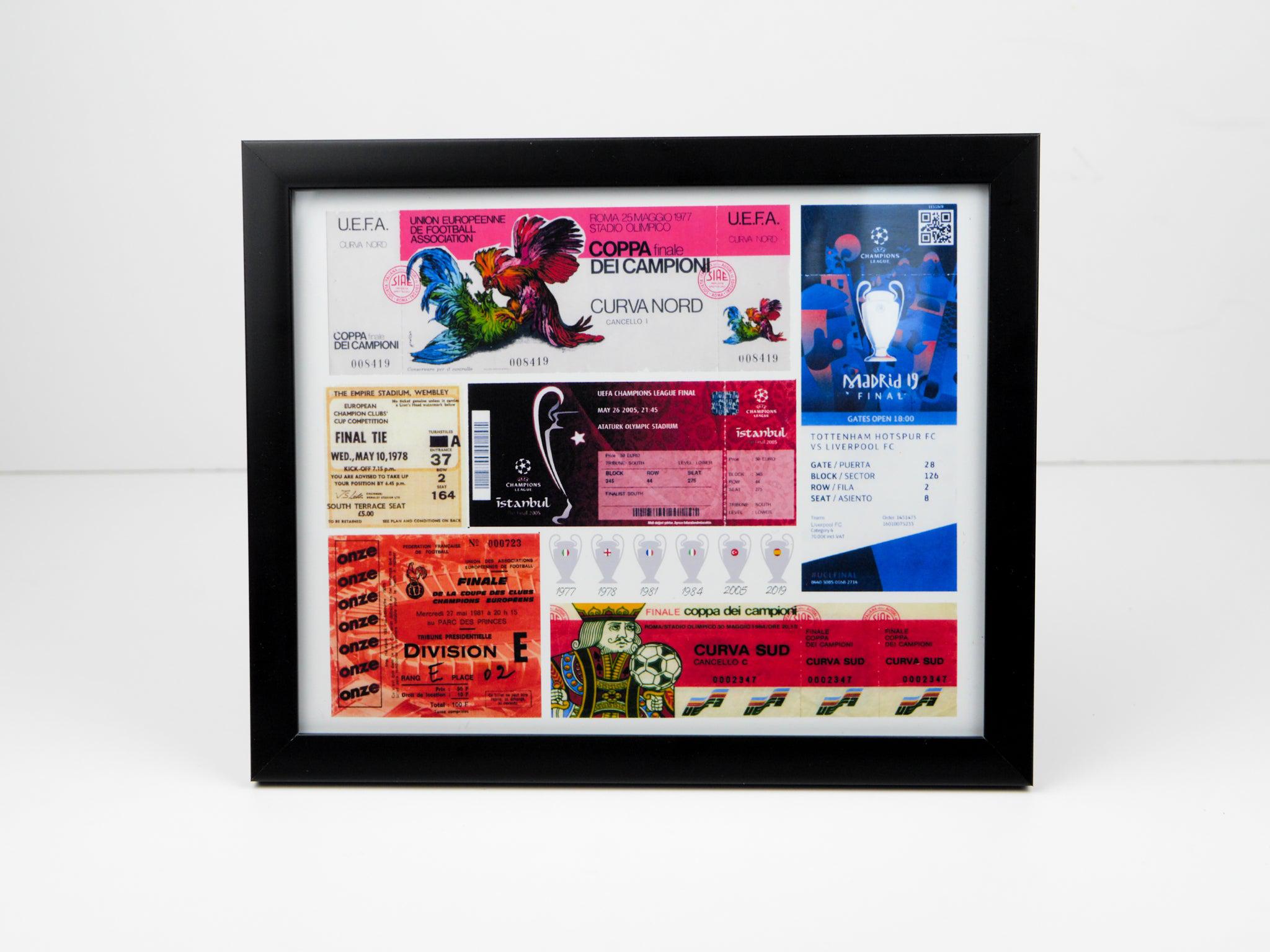 Liverpool Champions League Final Ticket Poster | Kop Clobber