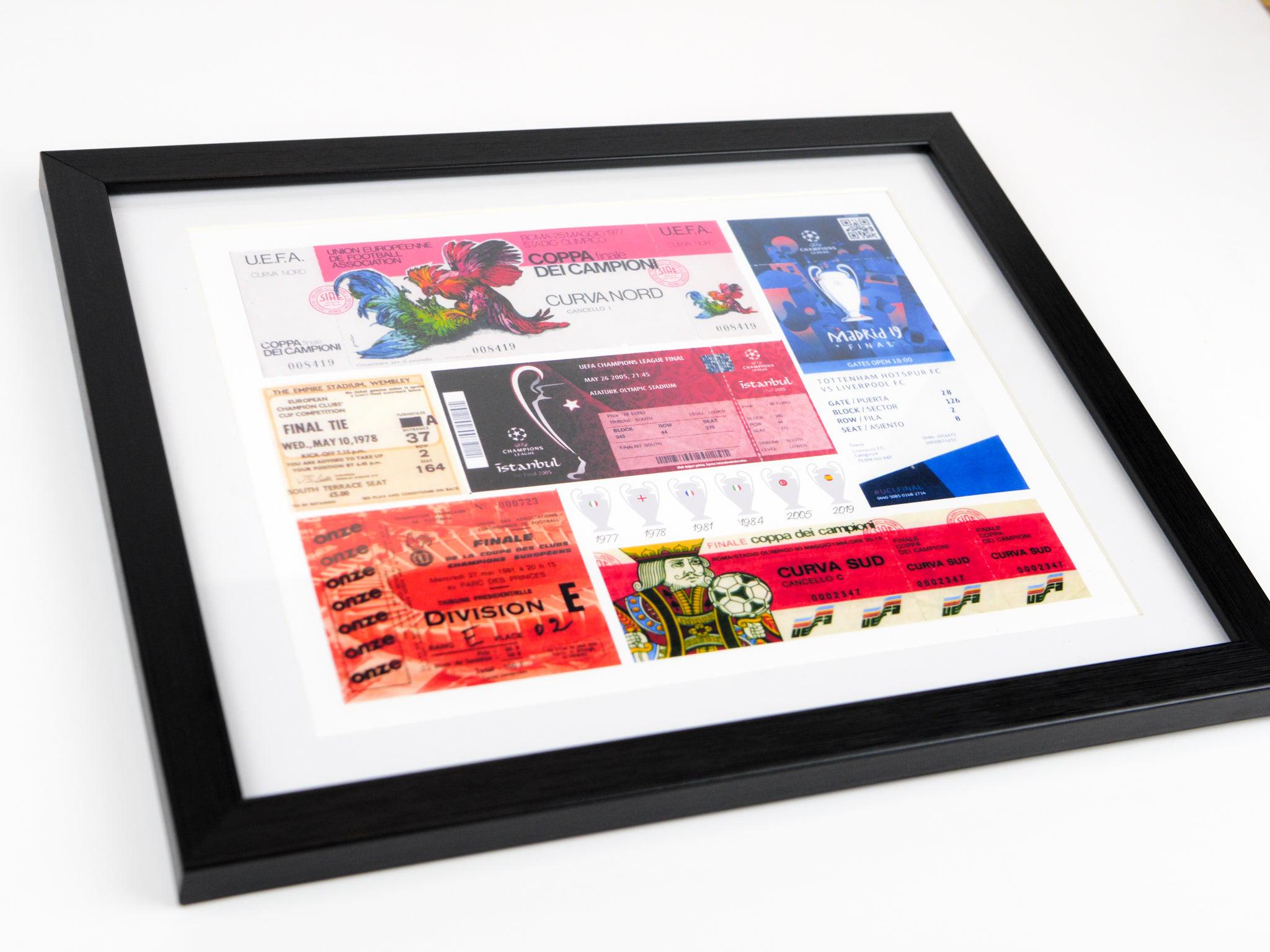Liverpool Champions League Final Ticket Poster | Kop Clobber