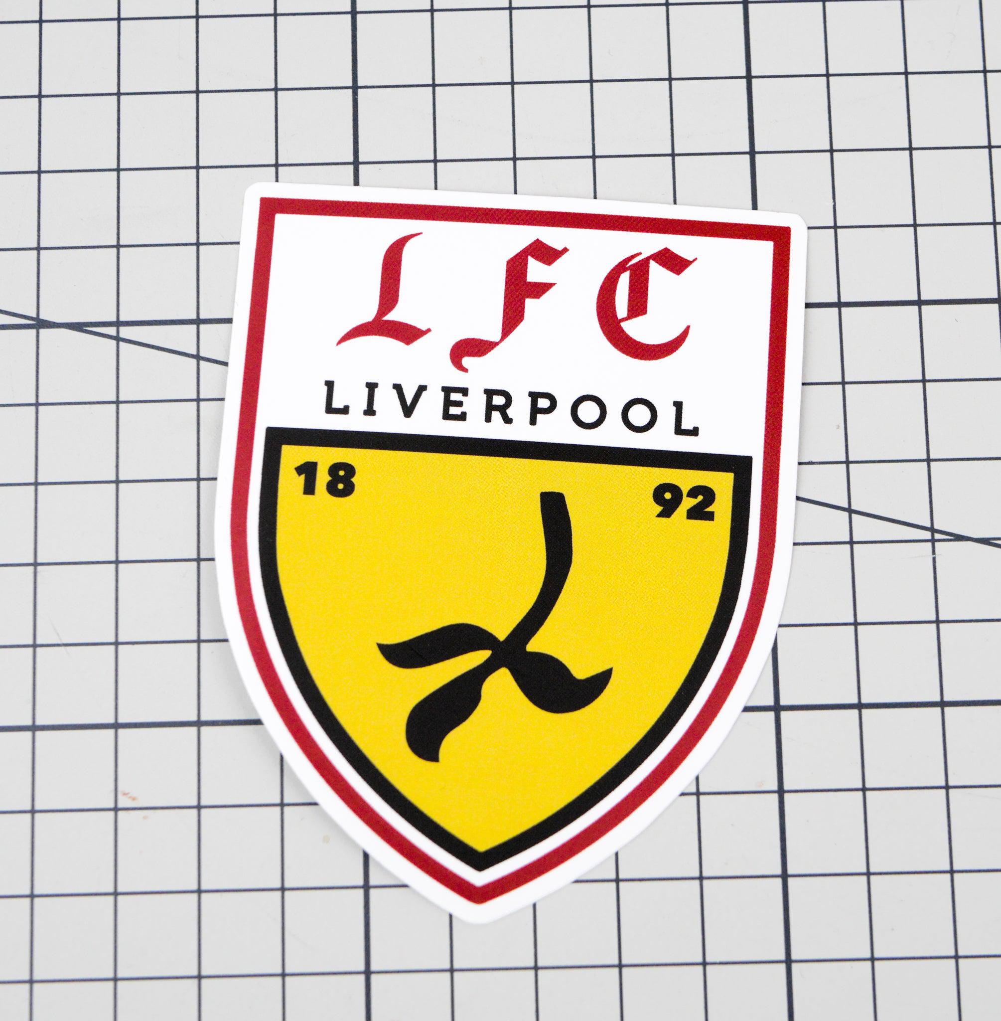 Liverpool x Stuttgart Badge Stickers | Kop Clobber