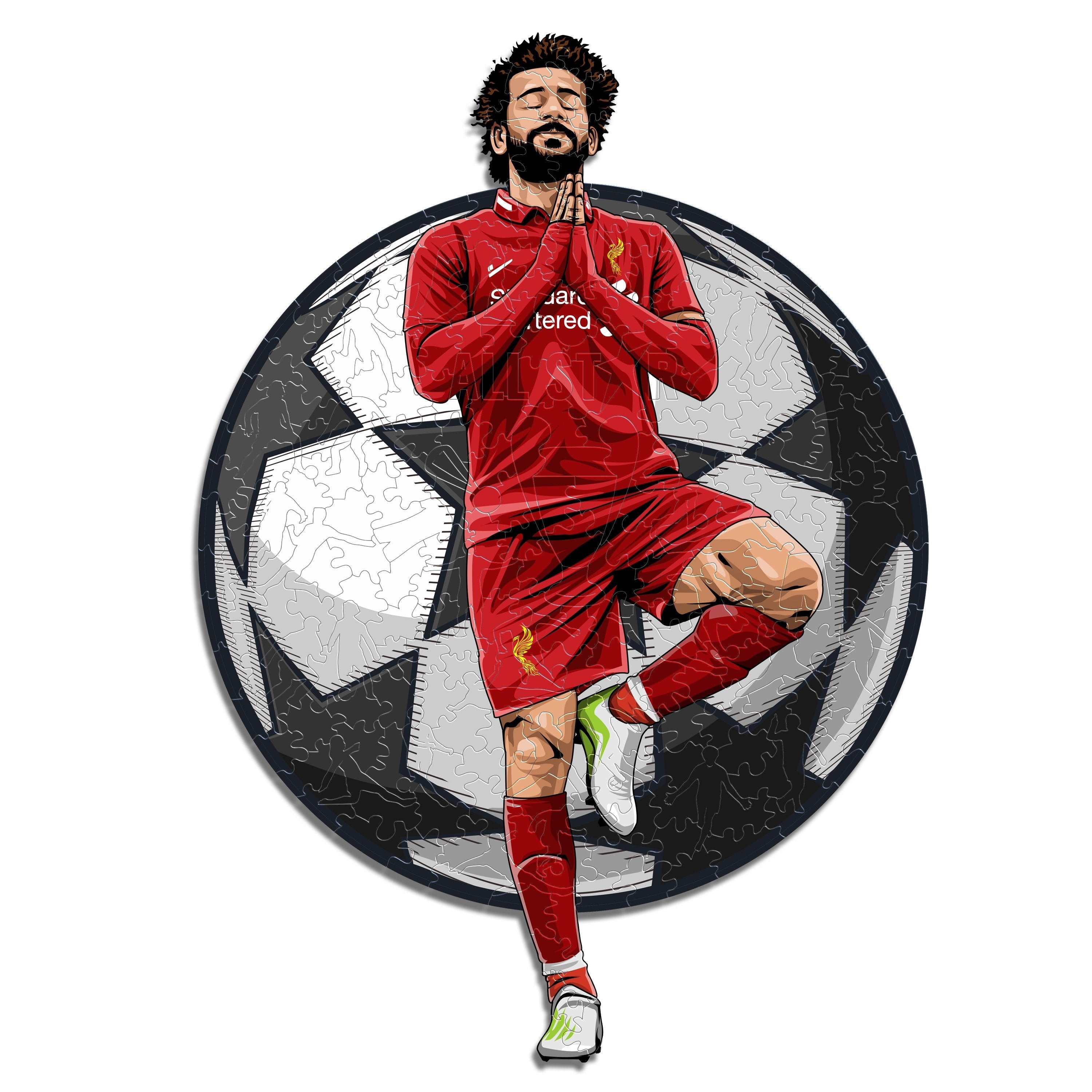 Mo Salah Jigsaw Puzzle - Wooden 3D | Kop Clobber