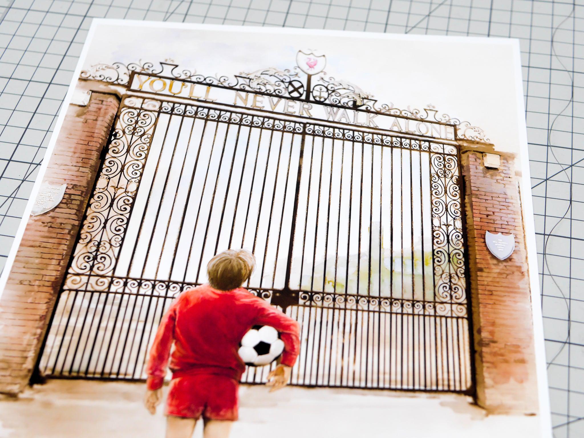 Shankly Gates Liverpool FC | YNWA Wall Art | Kop Clobber