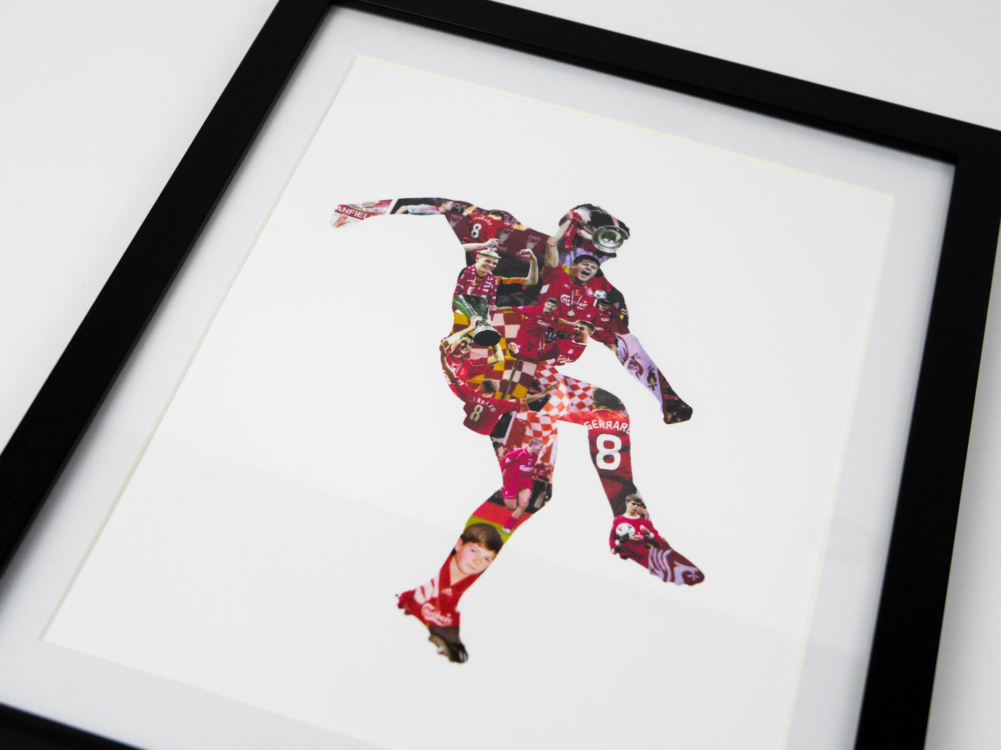 Steven Gerrard Poster Iconic Moments Art Print | Kop Clobber
