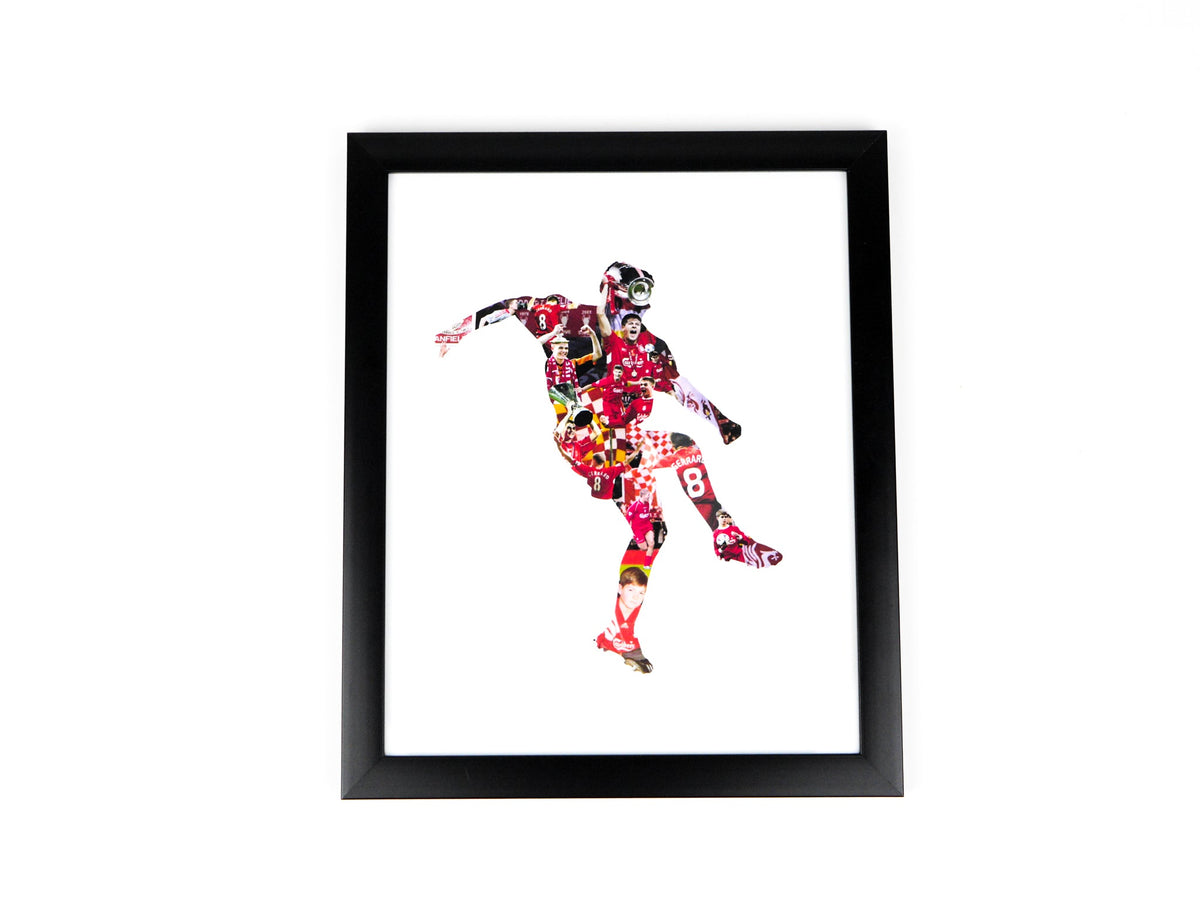 Steven Gerrard Poster Iconic Moments Art Print | Kop Clobber